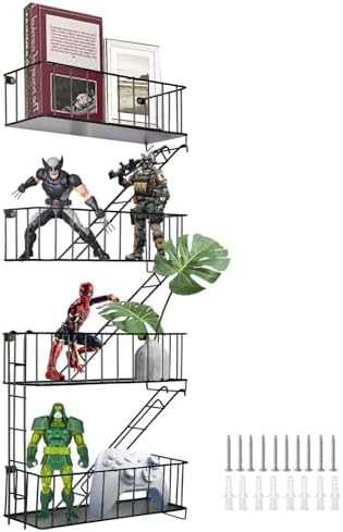Amazon.com: KOTIJOKI Fire Escape Wall Shelf - New York Metal Decorative ...