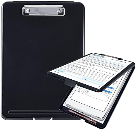 FOME Plastic Storage Clipboard With Low Profile Clip - Teacher Folder ...