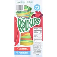 Amazon.com: Betty Croker Strawberry & Tropical Tie Dye Fruit Roll Ups ...