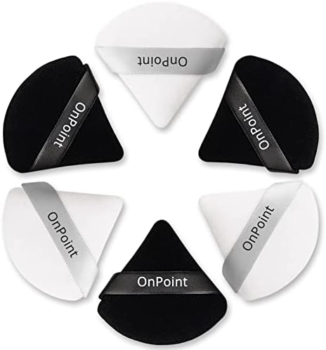 Amazon.com: PREMIUM POWDER PUFF Face Makeup Sponge Soft Velour Triangle ...