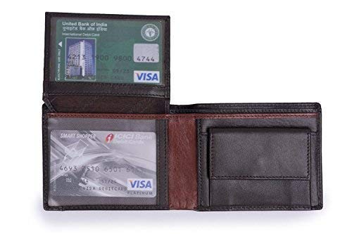 Gentleman Brown Wallet for Men Genuine Leather : Gentleman: Amazon.in ...