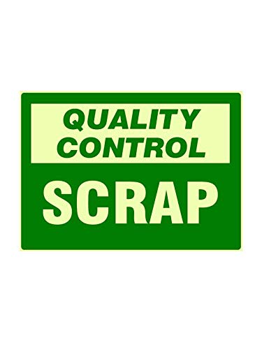 999Store office supplies sunboard Quality Control Scrap sticker signage ...