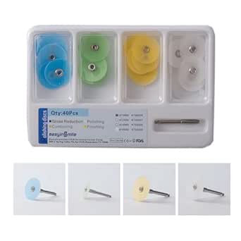 Dental Composite Finishing Polishing Discs 40PCS Dental Abrasive Discs ...