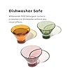 Amazon.com | TOSSWARE RESERVE 8oz Stemless Martini - Color Series SET ...