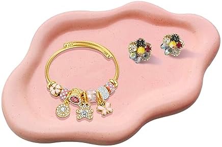 Amazon.com: Ceramic Jewelry Dish for Women, Jewelry Tray Trinket Dish ...