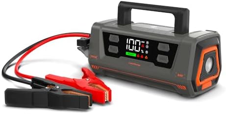 Amazon.com: YESPER 12V/24V Car Jump Starter, 6000A Peak 5.1 lbs ...