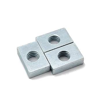 Amazon.co.jp: 10/50pcs Square Nuts M3 M4 M5 M6 M8 Galvanized Carbon ...
