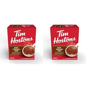 Amazon.com : Tim Hortons Hot Cocoa Mix Packets, Smooth & Creamy, 8 ...