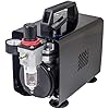 Fengda Professional Piston Airbrush Compressor AS-18A with Metal Case ...