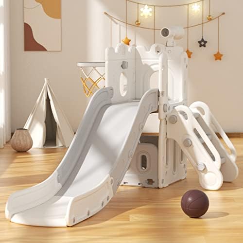 Amazon.com: w-nest 6 in 1 Toddler Slide for Toddlers Age 1-3, Extra ...