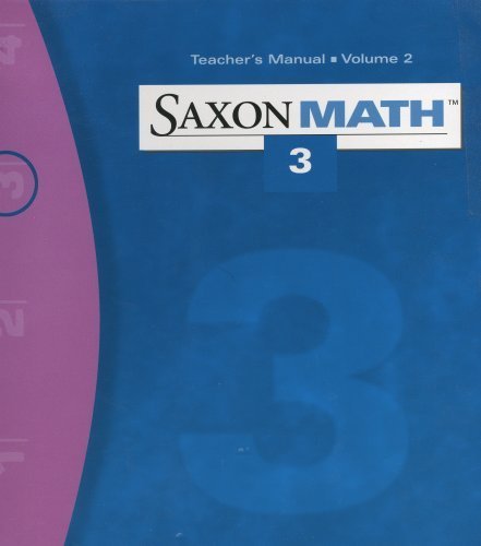 Vol. 2: Teacher Edition (Saxon Math Grade 3): Various, Larson ...