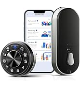 Veise VE06-L Smart Locks with 2 Lever Handle Set, App Control, Keyless ...