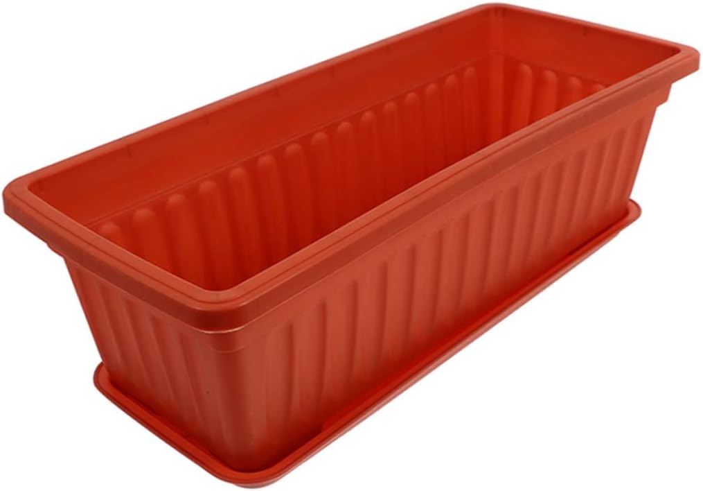 Amazon.com : Cabilock Rectangular Flower Pot Outdoor Planters Flower ...
