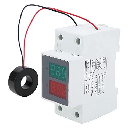 Set of 2 Voltage Current Meter, Digital Durable Amp Volt Meter Tester ...