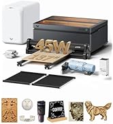 Amazon.com: WECREAT Vision Pro 45W Laser Cutter and Engraver with Air ...