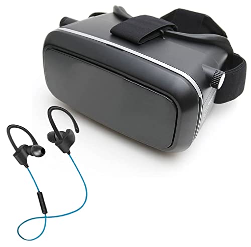Exxelo Virtual Reality Headset Glasses Anti-Radiation Adjustable Screen ...