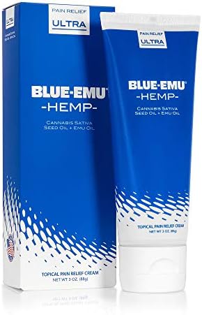 Amazon.com: BLUE-EMU Ultra Hemp Arthritis Pain Relief Cream for Fast ...