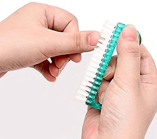 3 Pcs Handle Grip Nail Brush Fingernail Cleaner Pedicure Scrub Foot ...