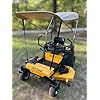 Amazon.com : Extra Large Sun Shade Canopy for Zero Turn Lawn Mower ...