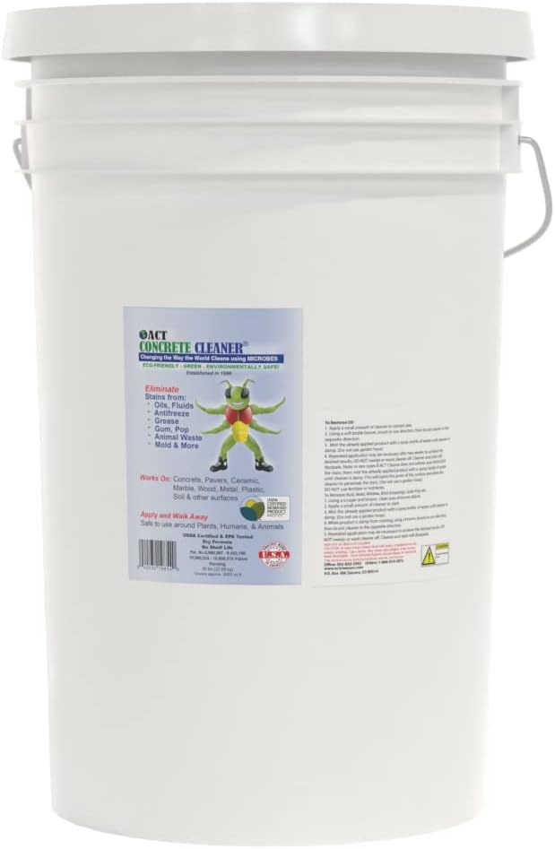 ACT CONCRETE CLEANER 50lbs. - Amazon.com