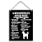 Amazon.com : FUGWN A Bernedoodle’s House Rules Dog Wooden Signs 8x10 ...