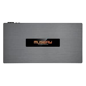 MUSWAY 12 Channel Amplifier with 16 Channel DSP Controller, 1200 Watts, Black M12 : Amazon.in ...
