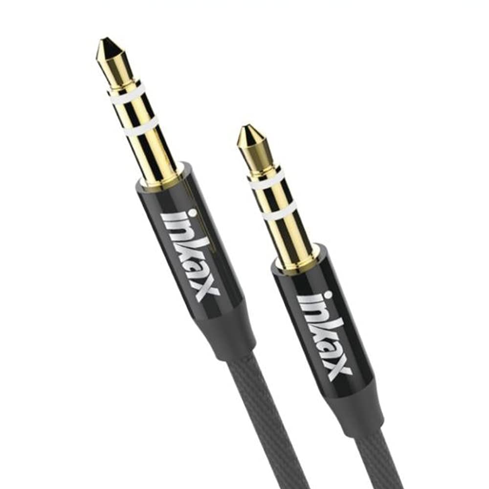 UrbanX 3.5mm Nylon Braided Aux Cable 3.3ft/1m Hi-Fi Sound, Audio ...