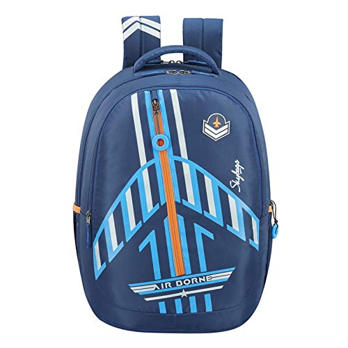 Skybags ASTRO AIRPLANE THEME BLUE SCHOOL BACKPACK 32L : Amazon.in: Fashion