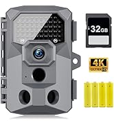 Amazon.com : RIGDOO Trail Game Camera - 4K 48MP Hunting Camera with ...