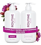 Amazon.com : Routine Wellness Shampoo and Conditioner Set and Hair ...