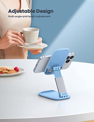 Snapklik.com : Lamicall Blue Phone Stand For Desk - Blue Cell Phone ...