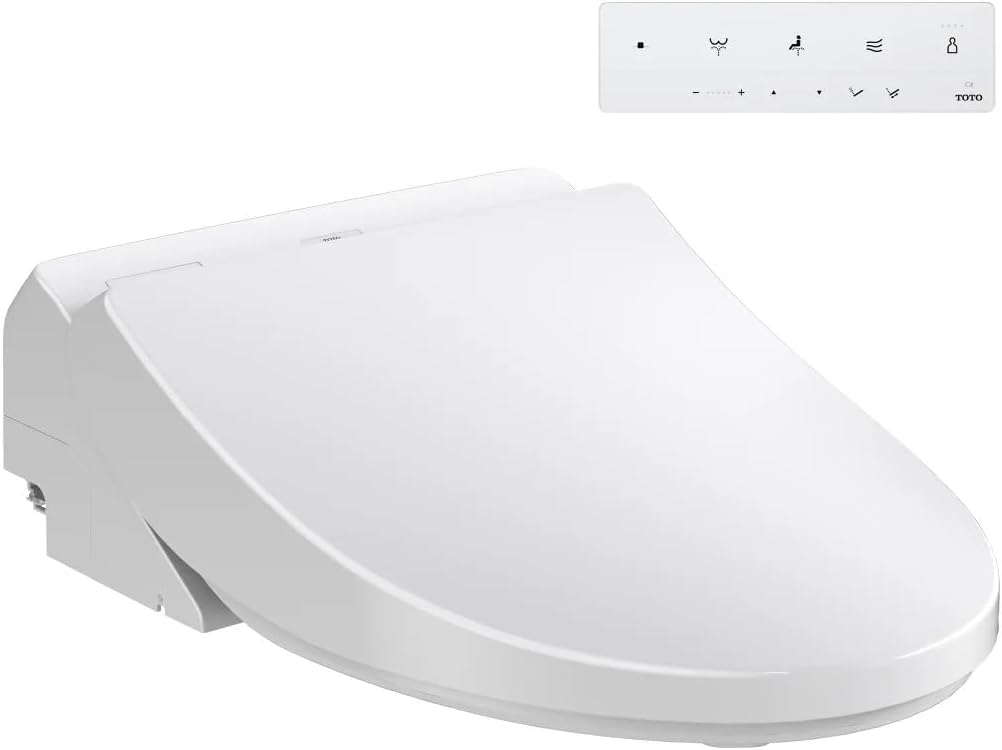 TOTO Washlet Elongated Bidet Seat with SoftClose Lid T1SW2491#01 ...