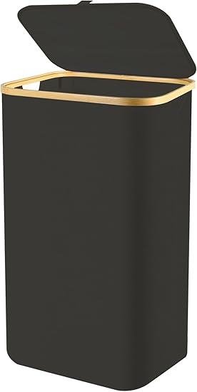 Amazon.com: Slim Laundry Hamper with Lid - 60L Narrow Laundry Hamper ...