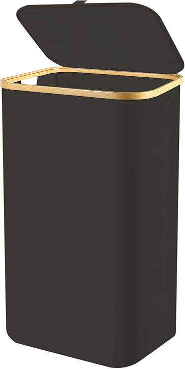 Amazon.com: Slim Laundry Hamper with Lid - 60L Narrow Laundry Hamper ...