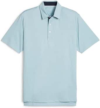 Amazon.com: PUMA Golf MATTR Brigade Polo Turquoise Surf/Deep Navy Extra ...