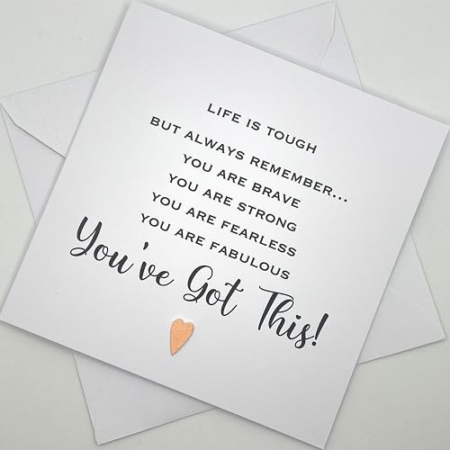 Life is Tough Card. You Are Brave, Strong, Fearless, fabulous, Thinking ...