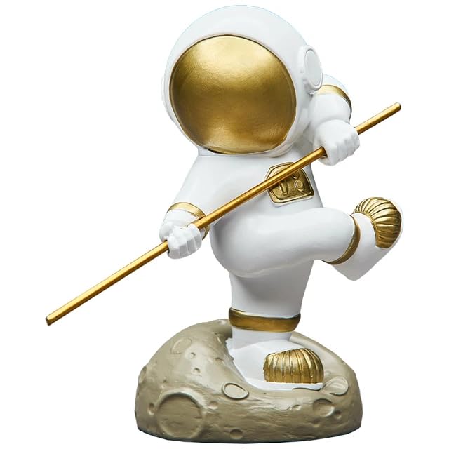 Buy Vivid Astronaut Statue Chinese Kung Fu Style Astronaut Figurine ...