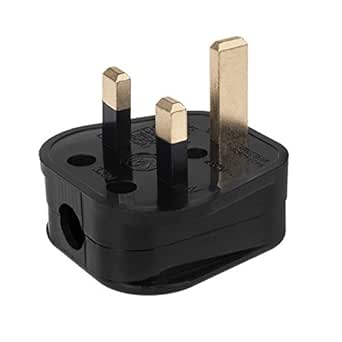 Maclean UK Power Plug 3 Pin 13A 230V (1) - Schwarz : Buy Online at Best ...