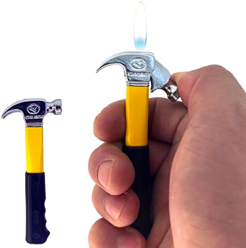 Amazon.com: Meiegens Open Flame Butane Lighter, Axe Hammer Shaped ...