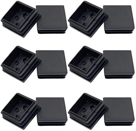 Amazon.com: WZB, 2 Inch 2x2 Square Tube End Cap Plastic Plugs 12 Pack ...