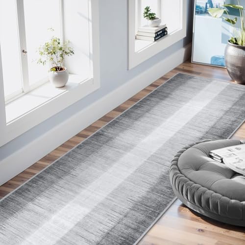 Amazon.com: Lahome Ombre Carpet Runners for Hallway 8ft, Washable ...