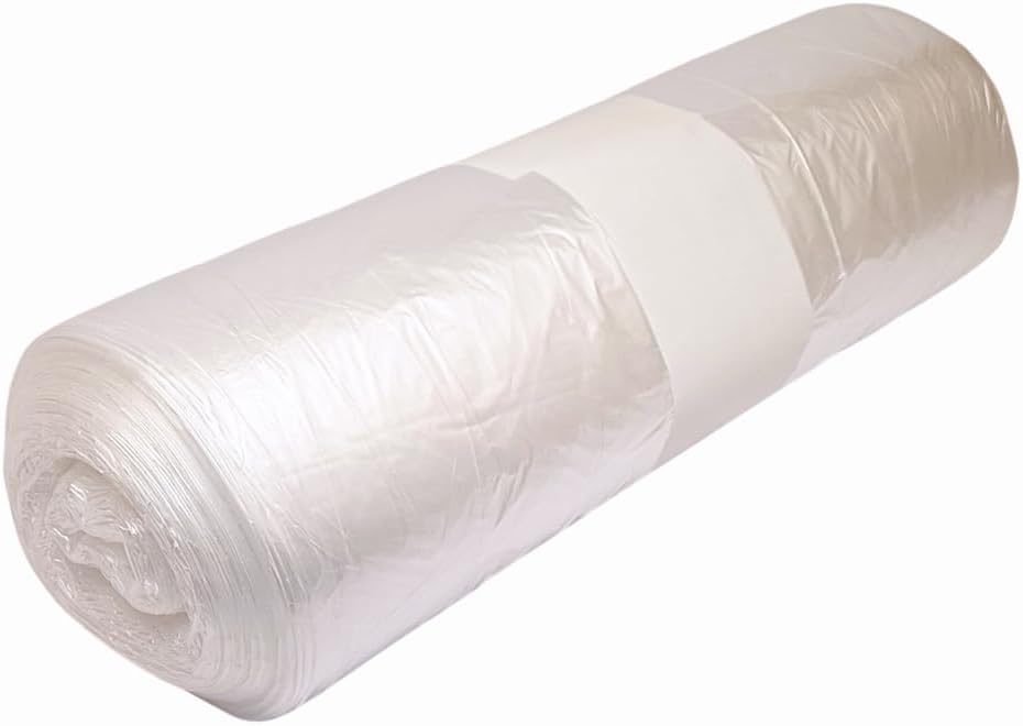 Silverline - Rouleau bâche de protection en polyéthylène 2 x 50 m ...
