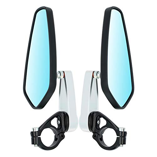 GZTB&WH Motorcycle Rearview Mirror, Side Mirror, 7/8\"Adjustable ...