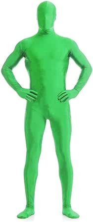 JZK S 160CM Full Body Green Screen Suit Cloth with Head for 150~161cm ...