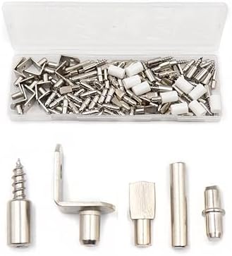 Amazon.com: cSeao 125Pcs Shelf Pins Kit, 5 Styles Nickel Plated Shelf ...