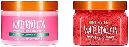 Amazon.com : Tree Hut Watermelon Scrub & Whipped Body Butter Bundle ...