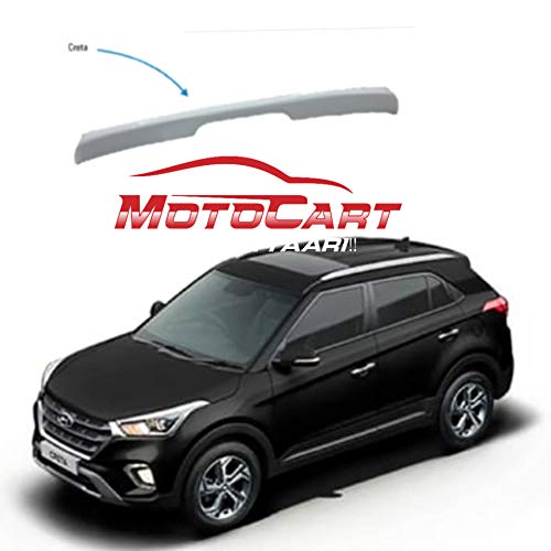 MotoCart Hyundai Creta 2018-2019 ABS Premium Rear Roof Spoiler, Colour ...
