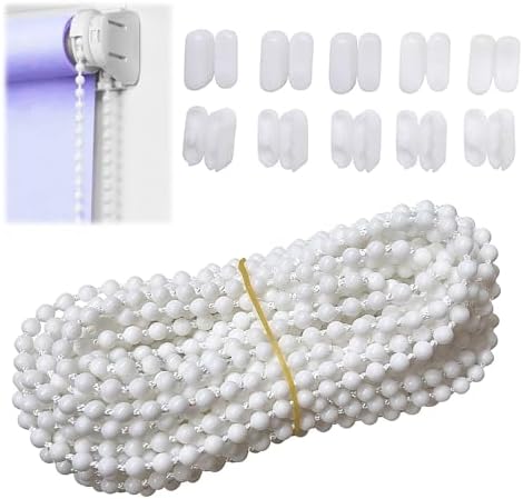 10 Meters (10.94 Yards) Bead Chain, Blinds Vertical Blind Bottom Chain ...