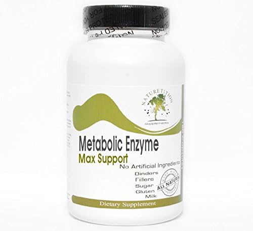 Amazon.com: Metabolic Enzyme Max Support ~ 180 Capsules - No Additives ...