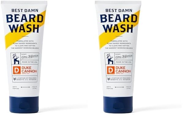 Amazon.com : Duke Cannon Supply Co. Best Beard Wash, 6 Ounce/Made with ...